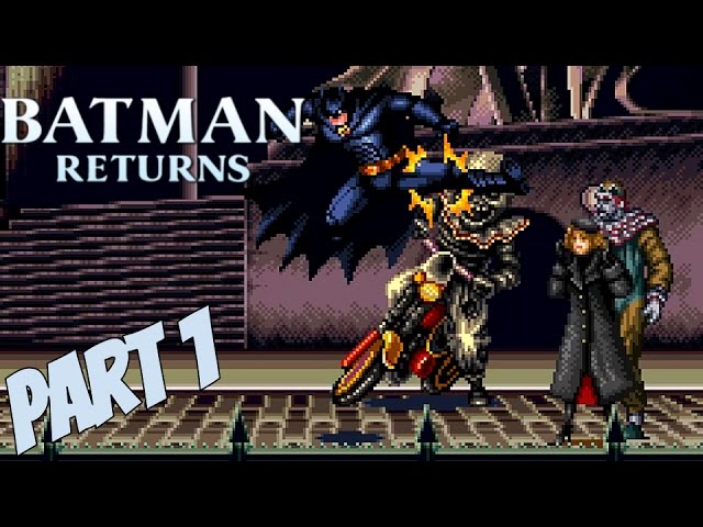 CREEPY CLOWNS | Batman Returns (SNES) - Part 1 | Retrounlim