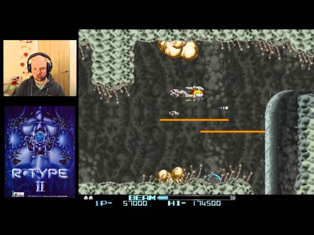 R-Type II (2) (Arcade) - (Hi-Score Challenge Gameplay) | Retrounlim