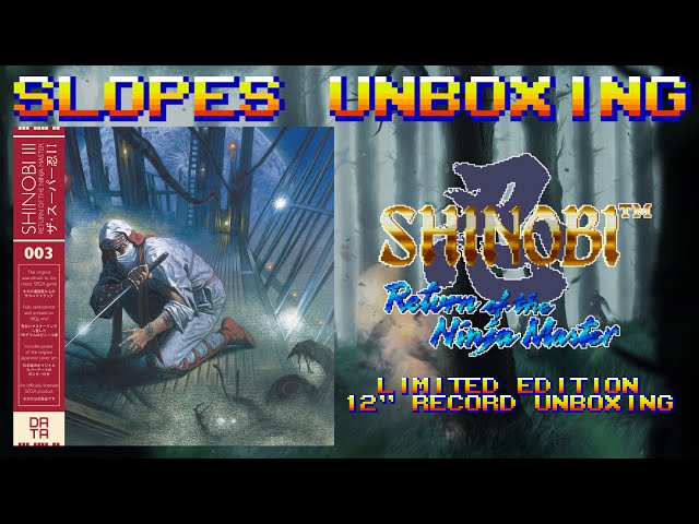 Slope's Unboxing: Shinobi 3 limited edition Vinyl from DATA Discs ...