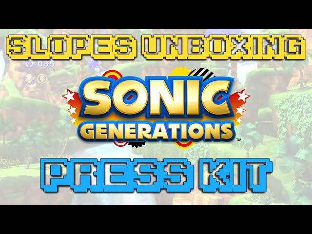 Sonic Generations press kit unboxing - SGR | Retrounlim