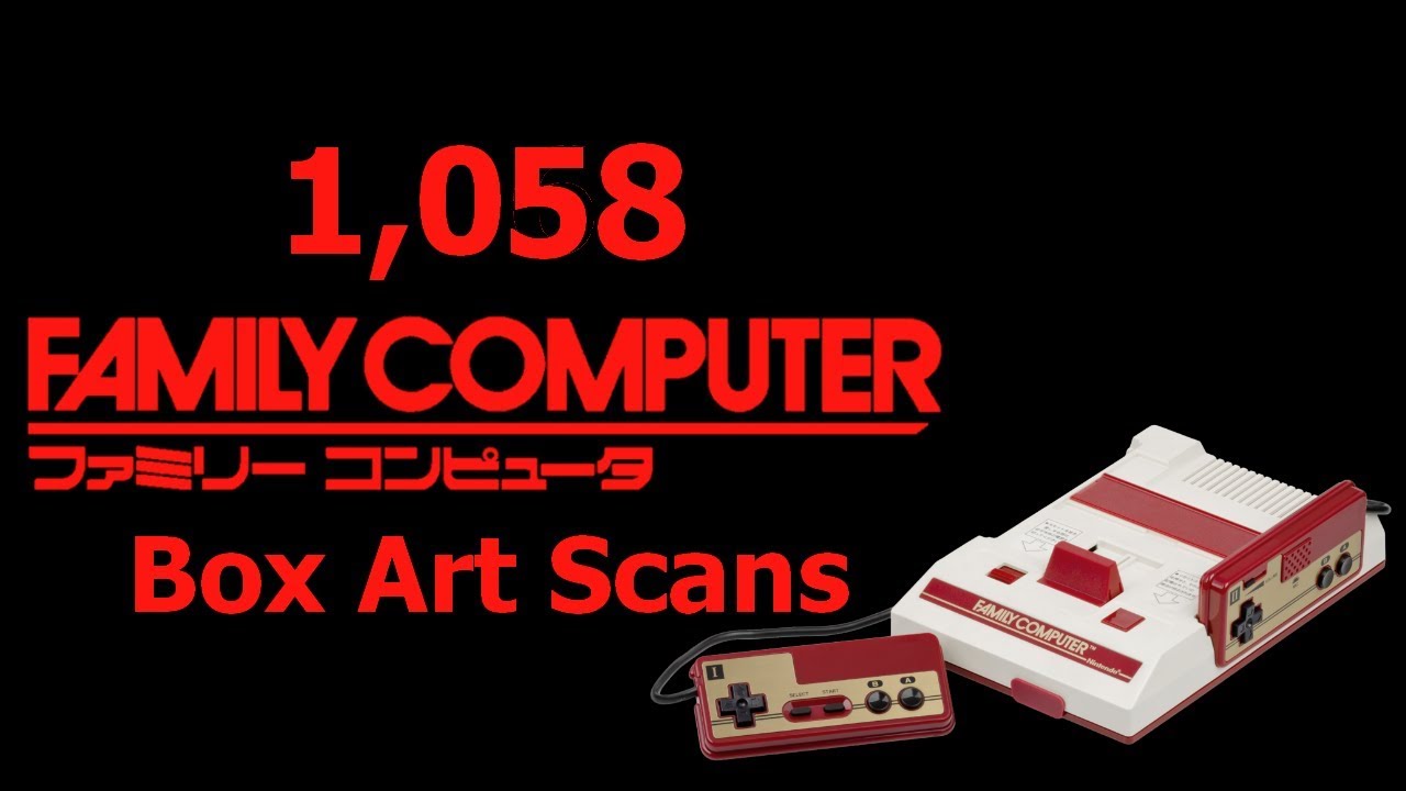 1,058 Famicom box art scans | Retrounlim