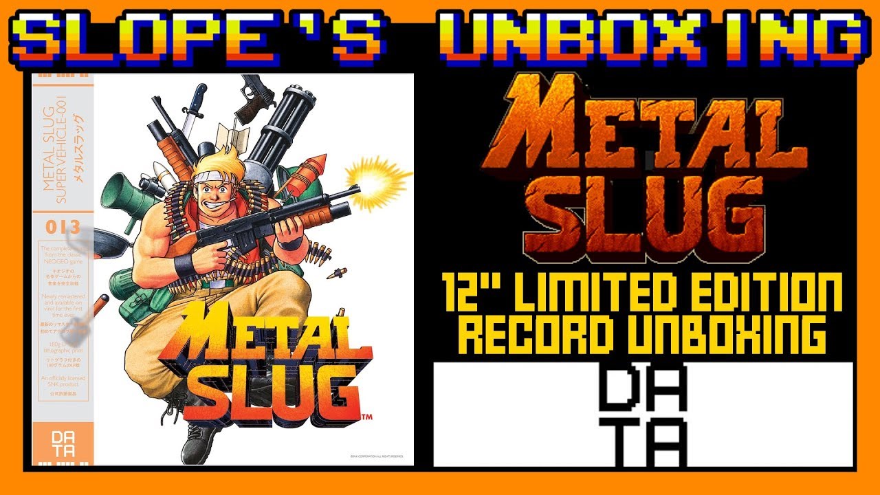 Metal Slug 12" Limited Edition unboxing from DATA DISCS - SGR | Retrounlim