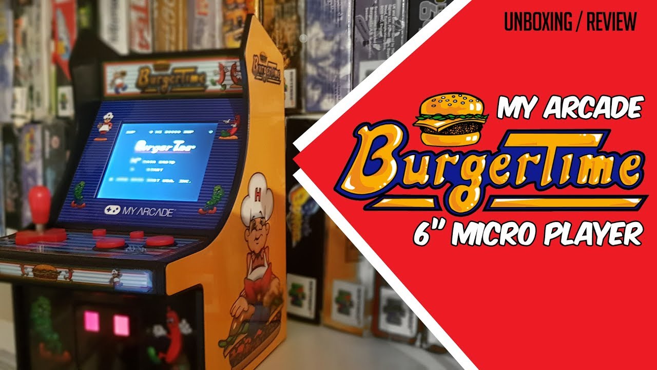 BurgerTime Mini Arcade Unboxing & Review! | Retrounlim