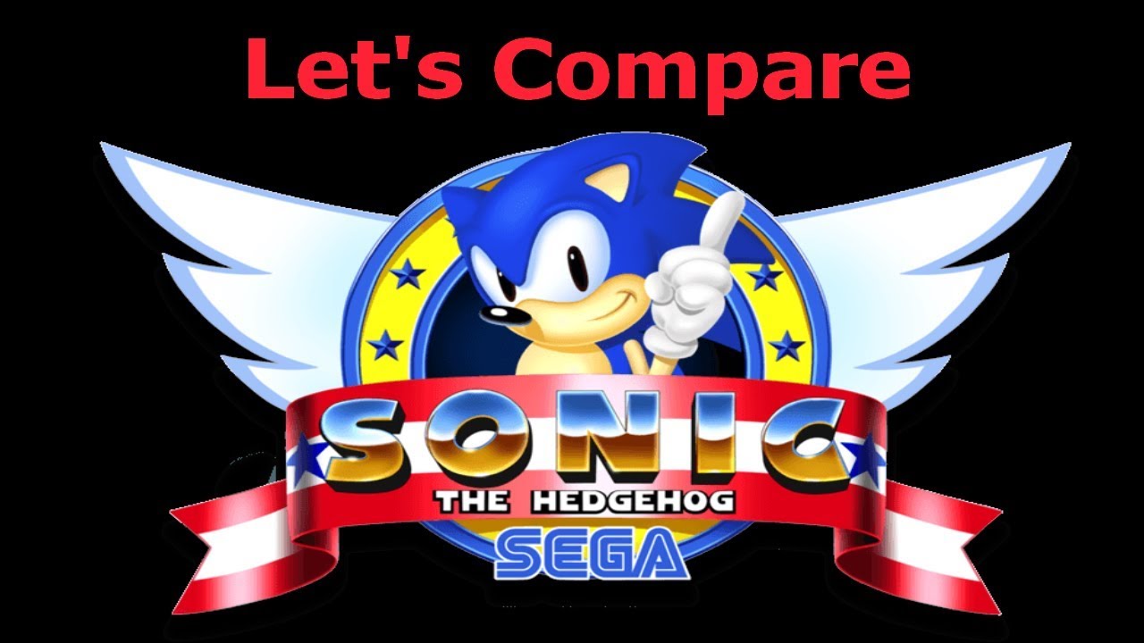 Let's Compare ( Sonic The Hedgehog ) | Retrounlim