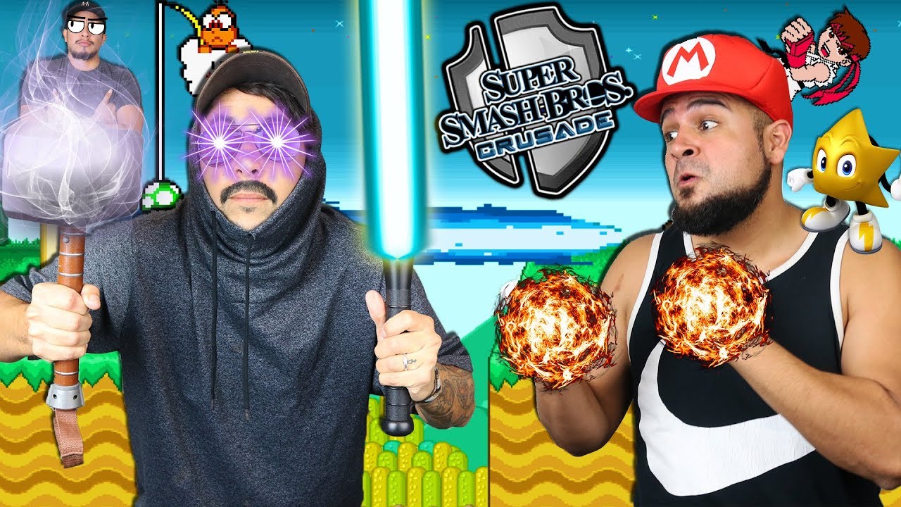 SUPER SMASH BROS CRUSADE CHALLENGE! RAYMAN vs MACH RIDER vs RISTAR ...