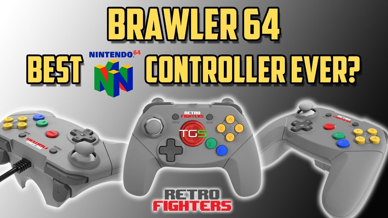 Best N64 controller ever? Brawler 64 controller Review | Retrounlim