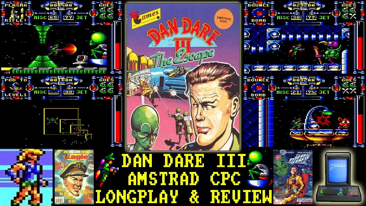 [AMSTRAD CPC] Dan Dare III (The Escape) - Longplay & Review | Retrounlim