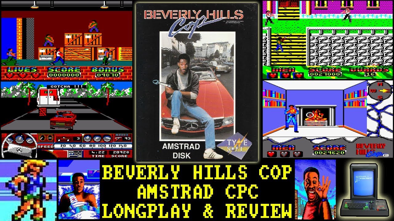 [AMSTRAD CPC] Beverly Hills Cop - Longplay & Review | Retrounlim