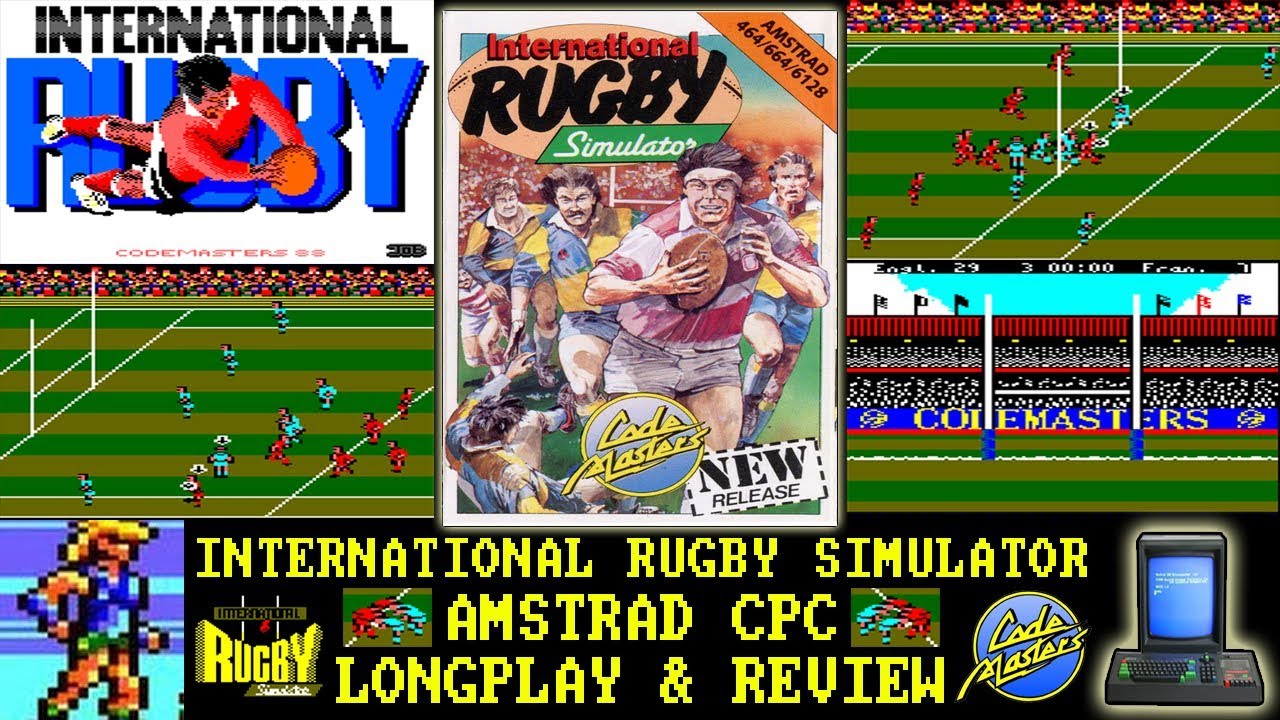 [AMSTRAD CPC] International Rugby Simulator - Longplay & Review | Retrounlim