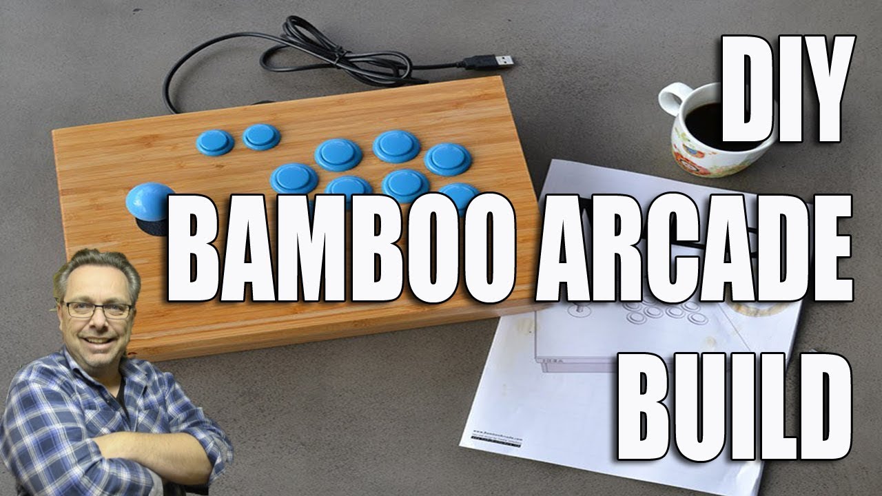 building my diy bamboo arcade stick PART3 | Retrounlim