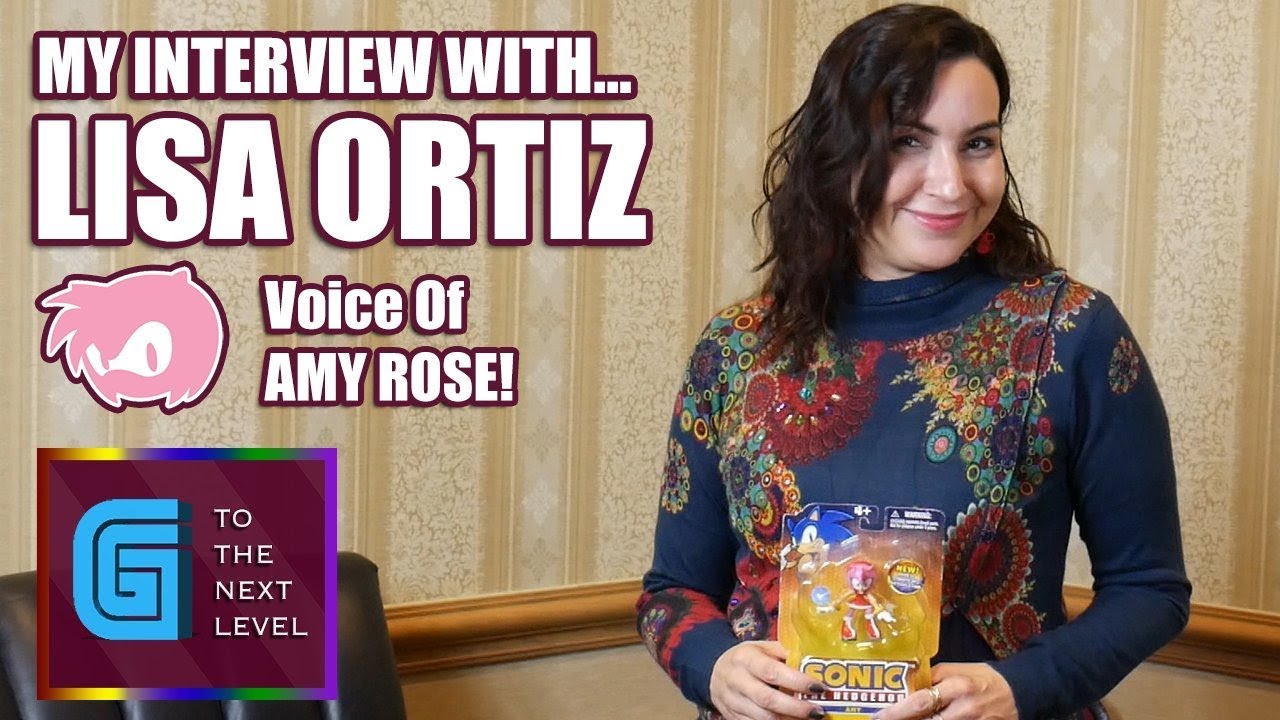 Interview with Lisa Ortiz - Voice of Amy Rose (Sonic the Hedgehog)! - G ...