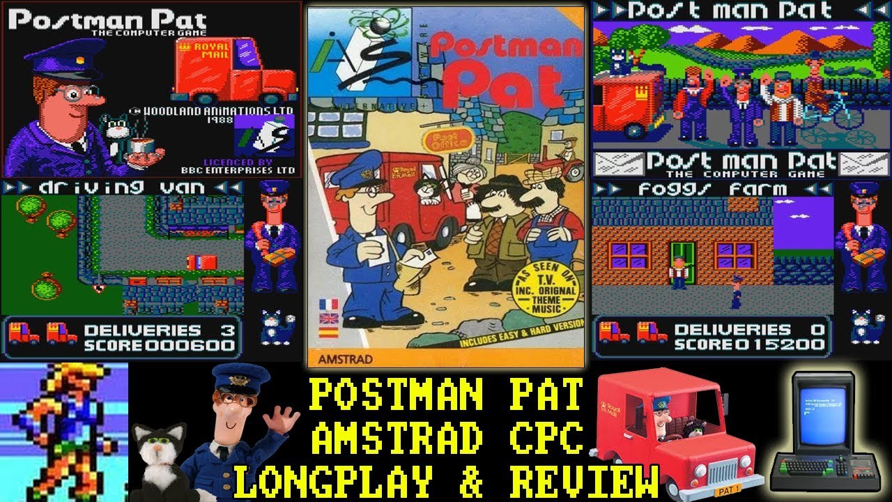 [AMSTRAD CPC] Postman Pat - Longplay & Review | Retrounlim
