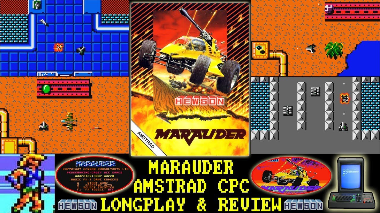 [AMSTRAD CPC] Marauder - Longplay & Review | Retrounlim