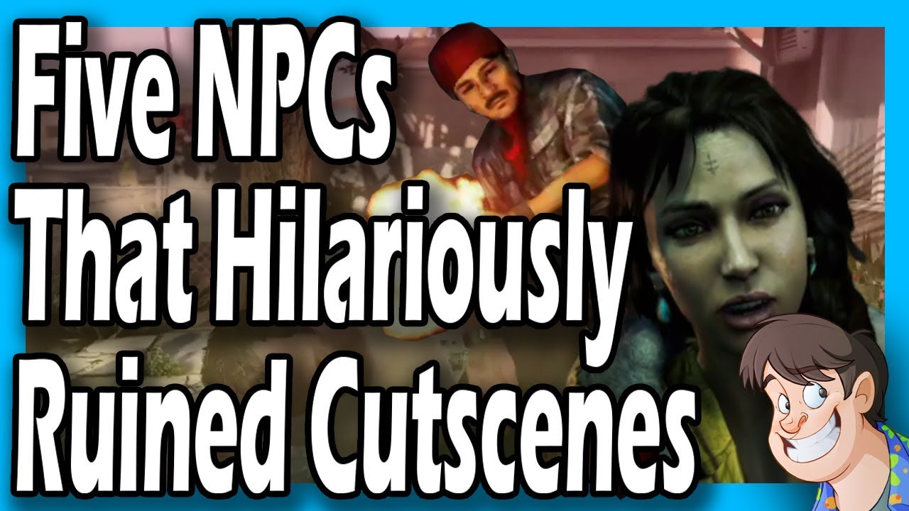 🤖 Five NPCs That Hilariously Ruined Cutscenes | Larry Bundy Jr | Retrounlim