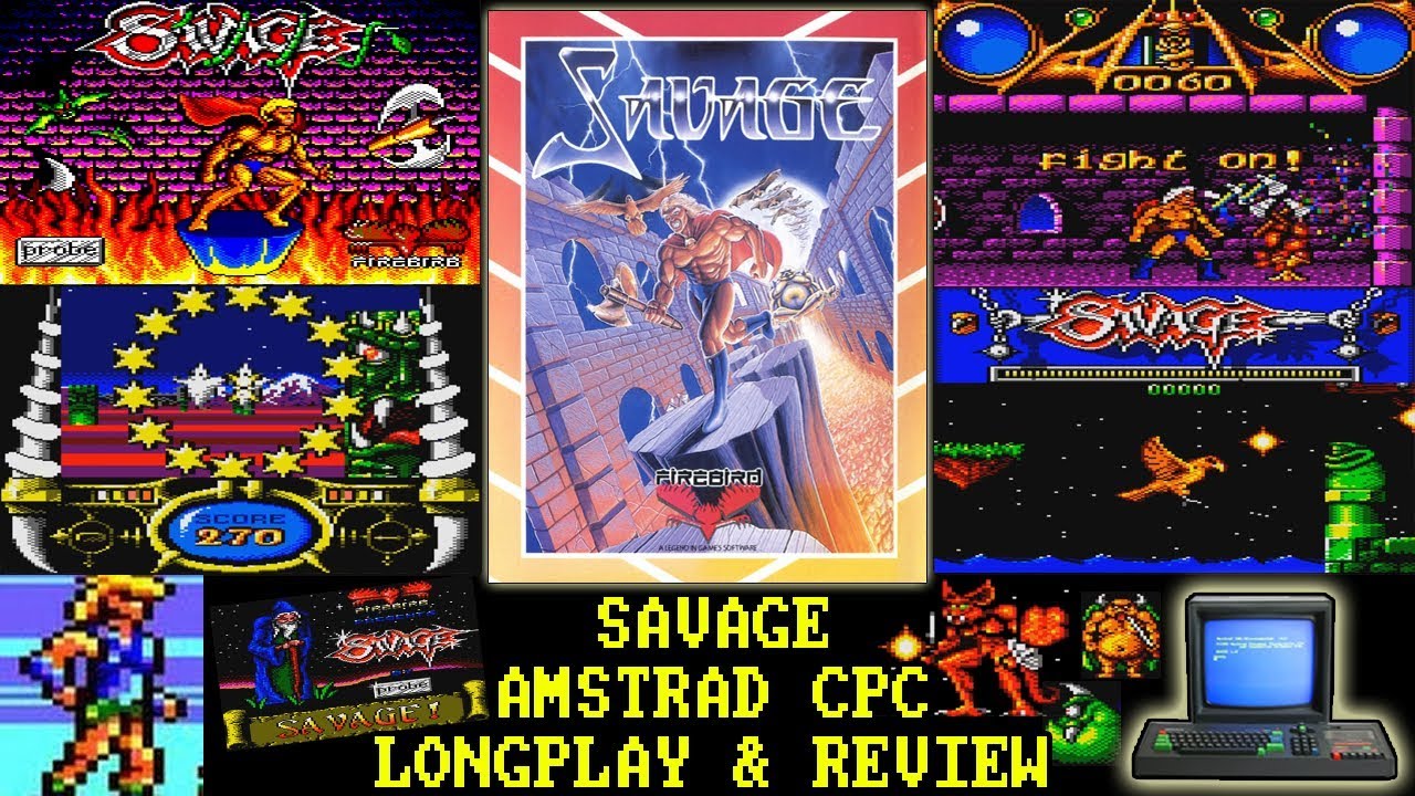 [AMSTRAD CPC] Savage - Longplay & Review | Retrounlim