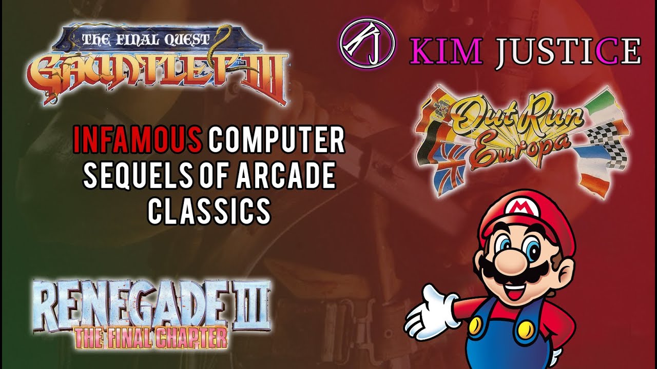 Infamous Computer Sequels to Arcade Classics | Kim Justice | Retrounlim