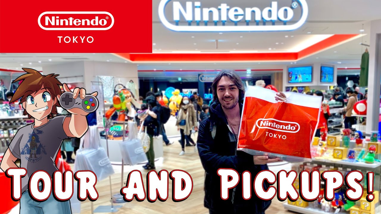Nintendo Store Tokyo - Shop Tour and Pickups! | Retrounlim