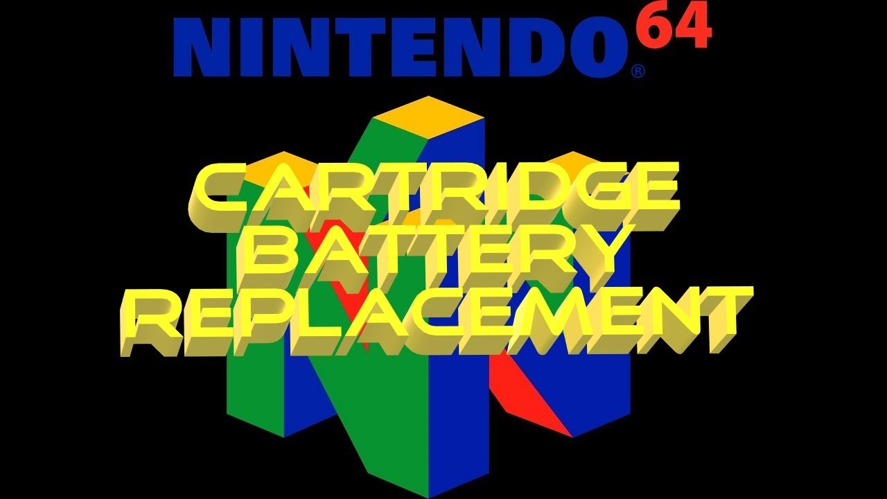 N64 Cartridge Test and Battery Replacement | Retrounlim