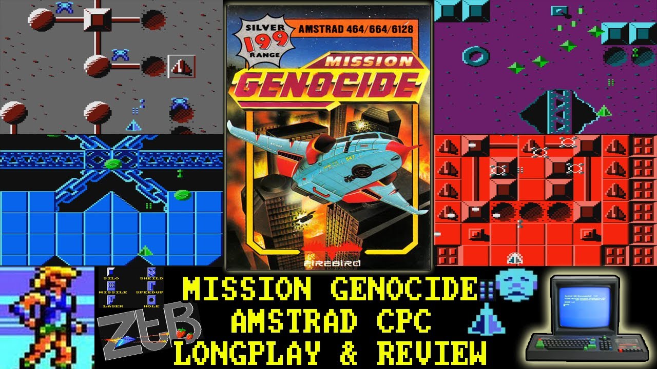 [AMSTRAD CPC] Mission Genocide - Longplay & Review | Retrounlim