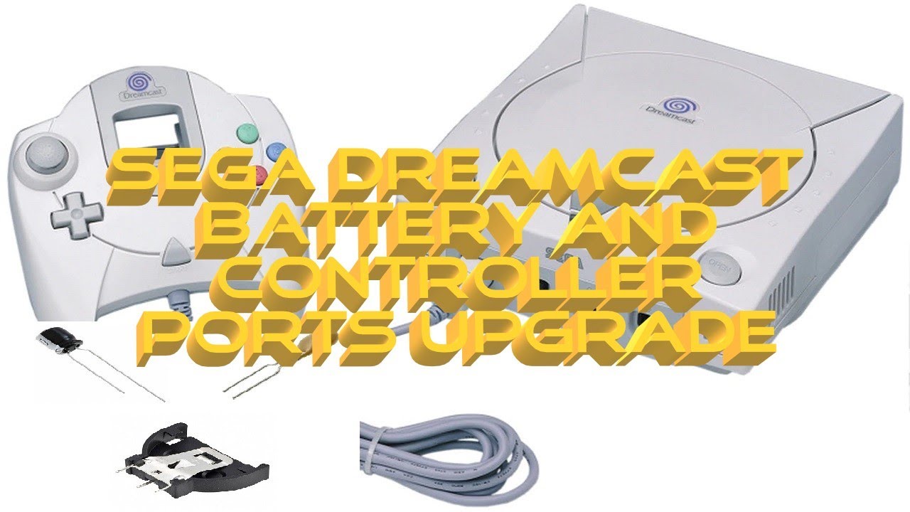 Sega Dreamcast Battery and Controller Ports Upgrade | Retrounlim