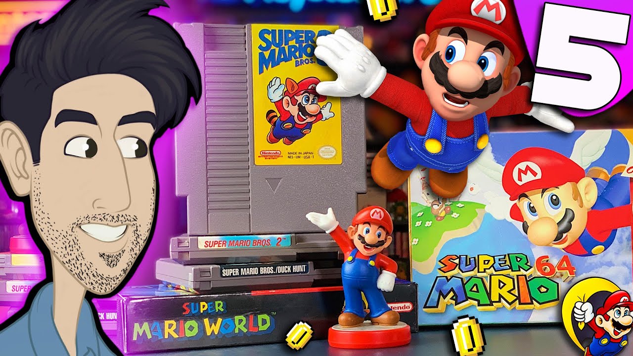THE TOP 5 BEST SUPER MARIO GRAPHIC STYLES | Retrounlim