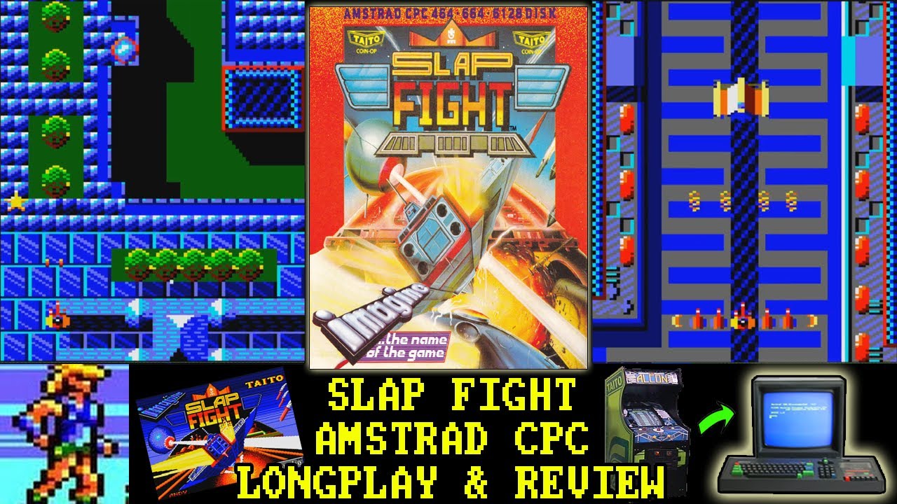 [AMSTRAD CPC] Slap Fight - Longplay & Review (aka Alcon) | Retrounlim
