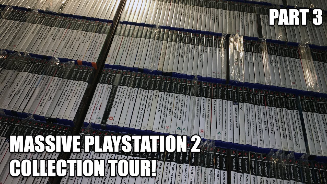 Massive PlayStation 2 Collection Tour! (part 3) | Retrounlim