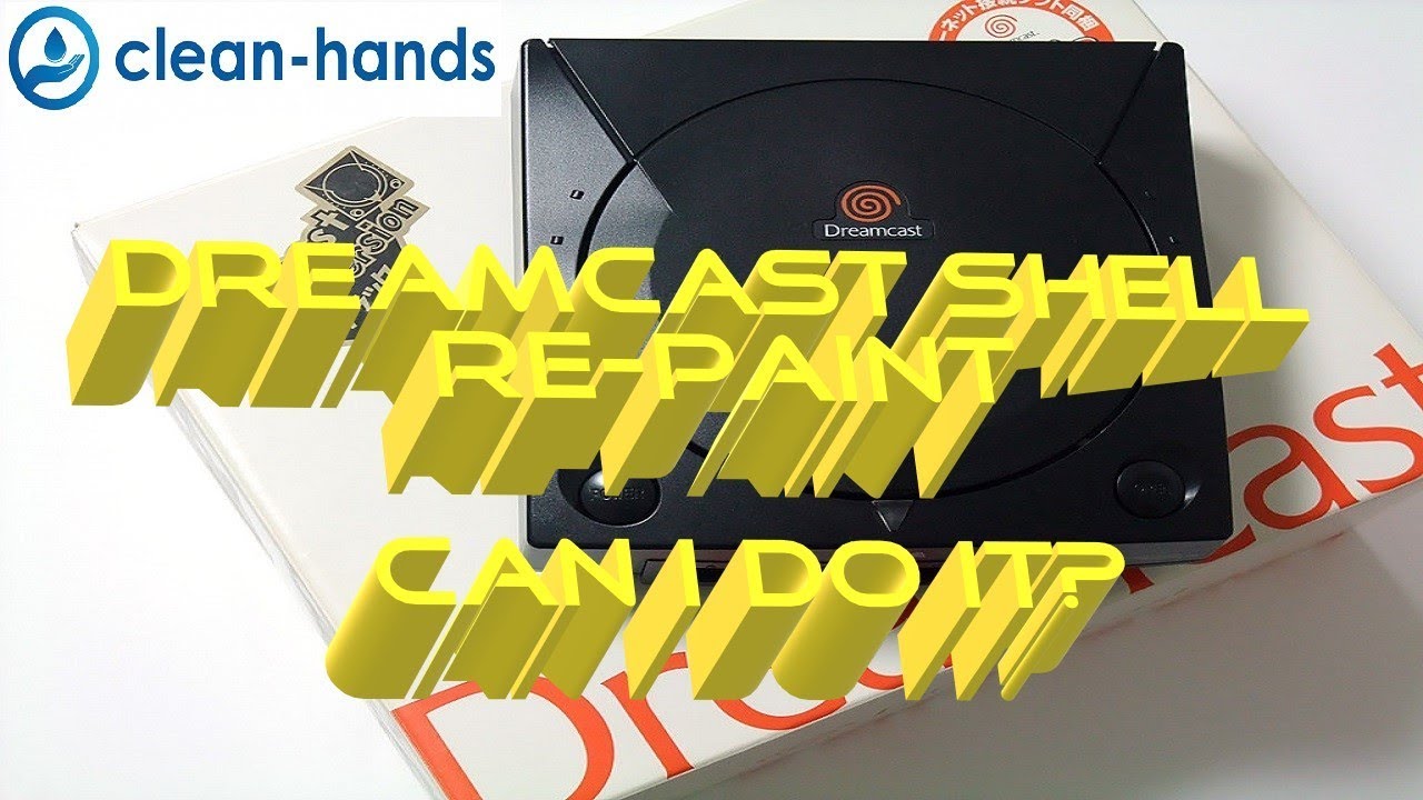 Sega Dreamcast Shell Re-Paint. How Hard Can it Be? | Retrounlim