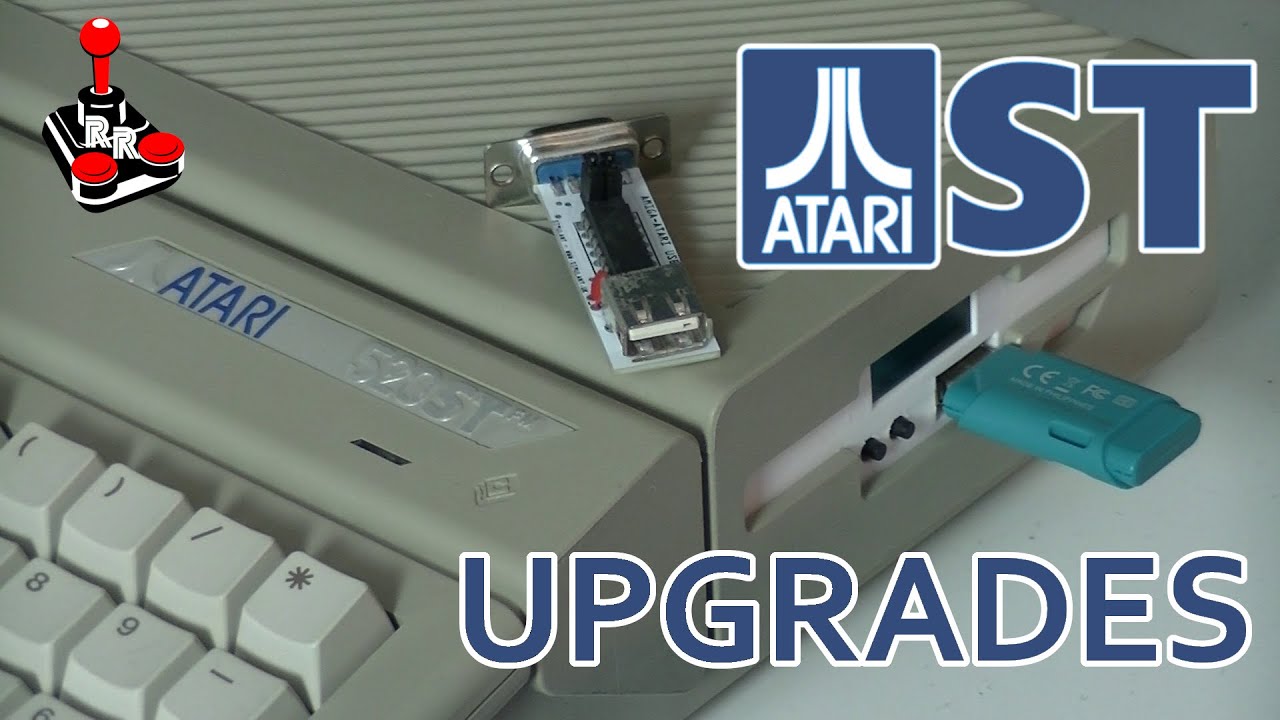 Atari ST Upgrades | USB Optical mouse and Gotek | Retrounlim