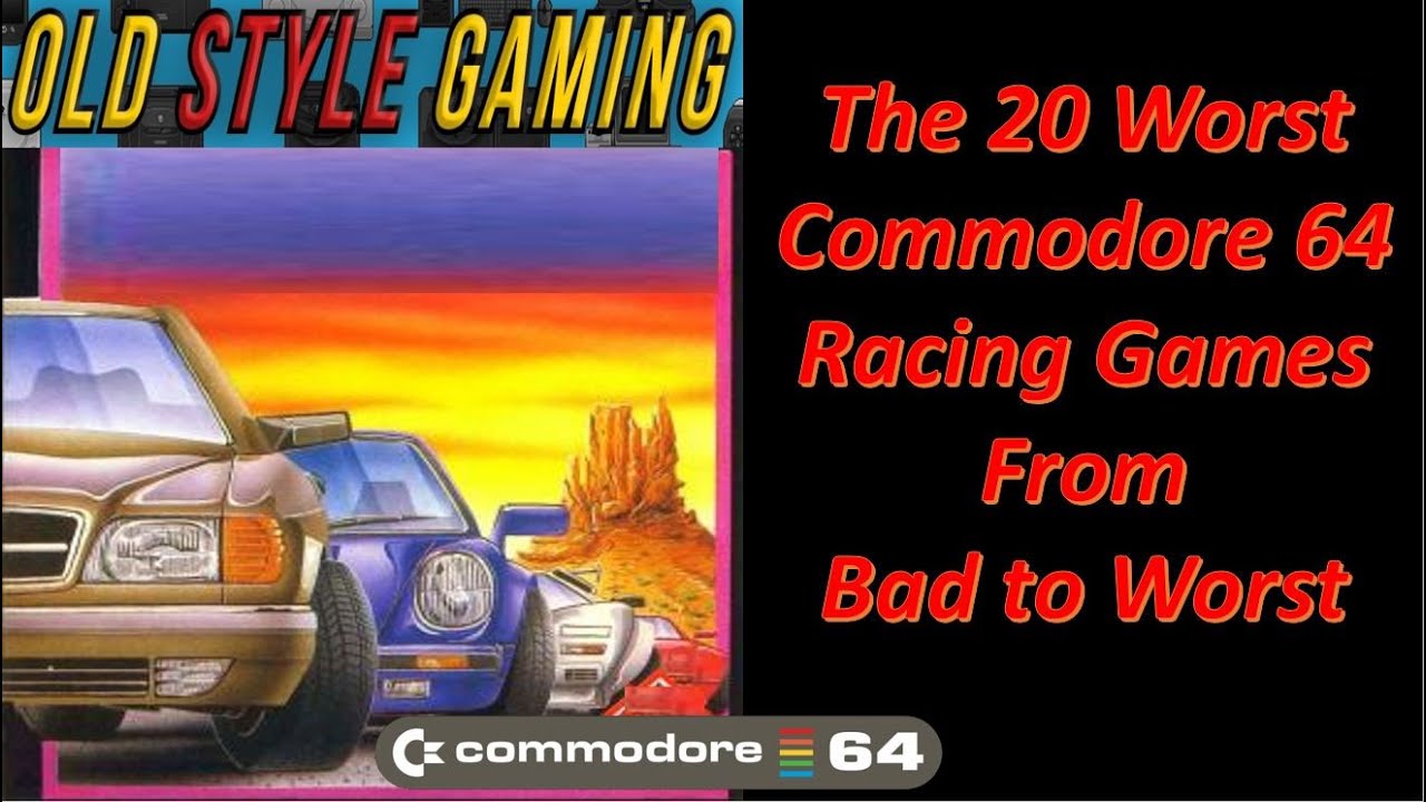 The 20 Worst Commodore 64 Racing Games From Bad To Worst | Retrounlim