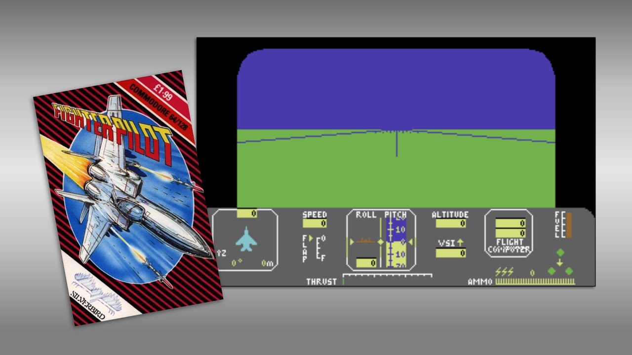The Silverbird Selection Game Review - Fighter Pilot (Commodore 64 ...