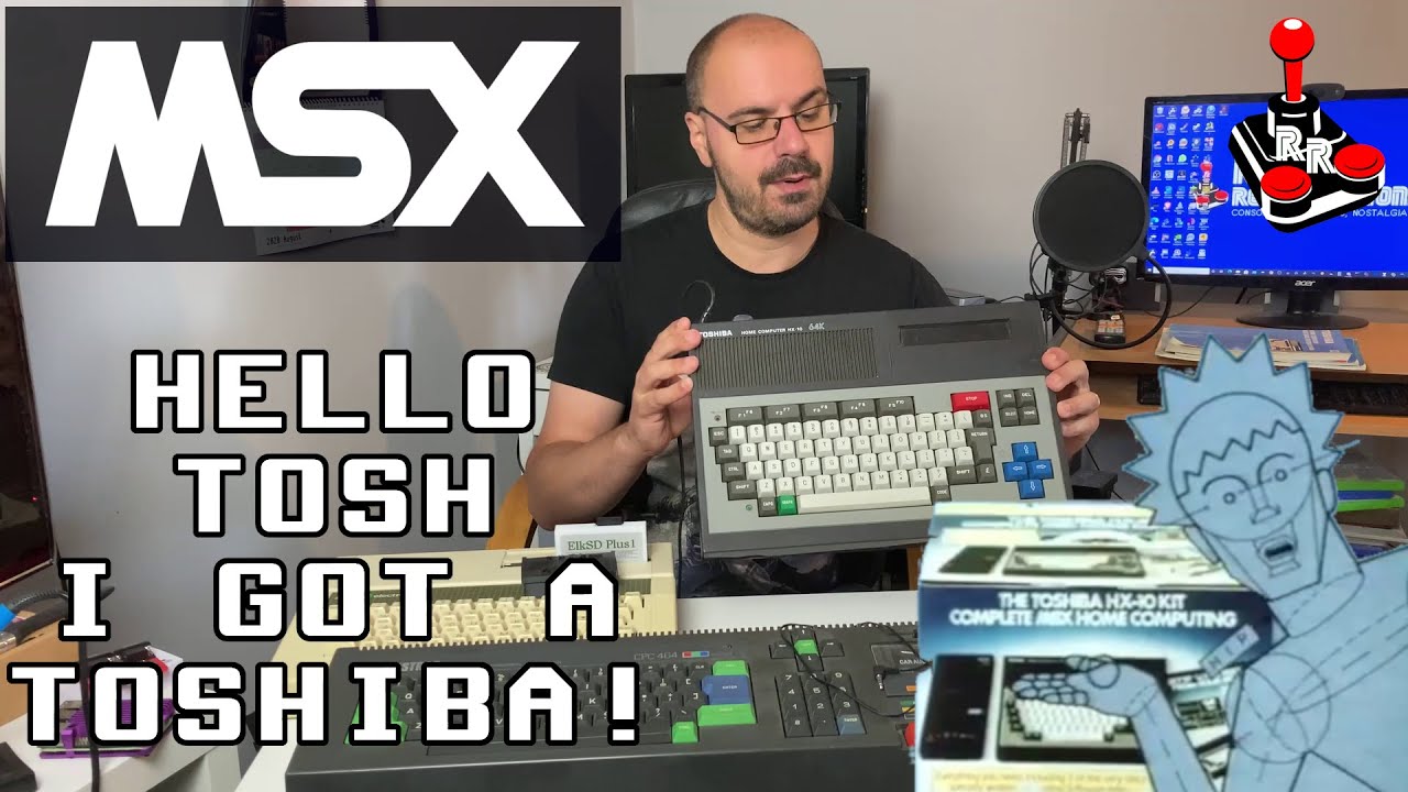 Toshiba HX 10 MSX | Test and MAXDuino tape emulator | Retrounlim
