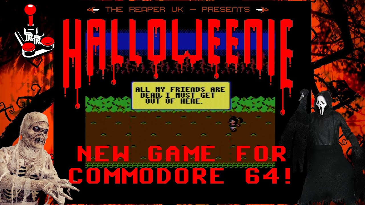 Halloweenie | Run & Survival Horror Game for C64 | Retrounlim