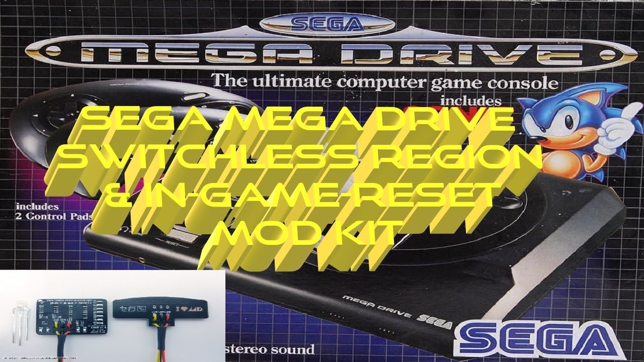 Mega Drive Switchless Mod | Retrounlim