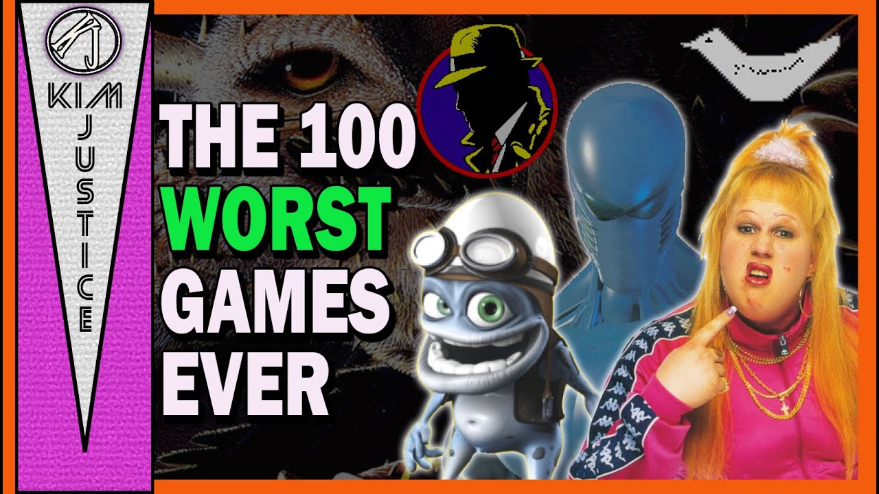 Kim Justice's Top 100 WORST Games Ever Made | Retrounlim
