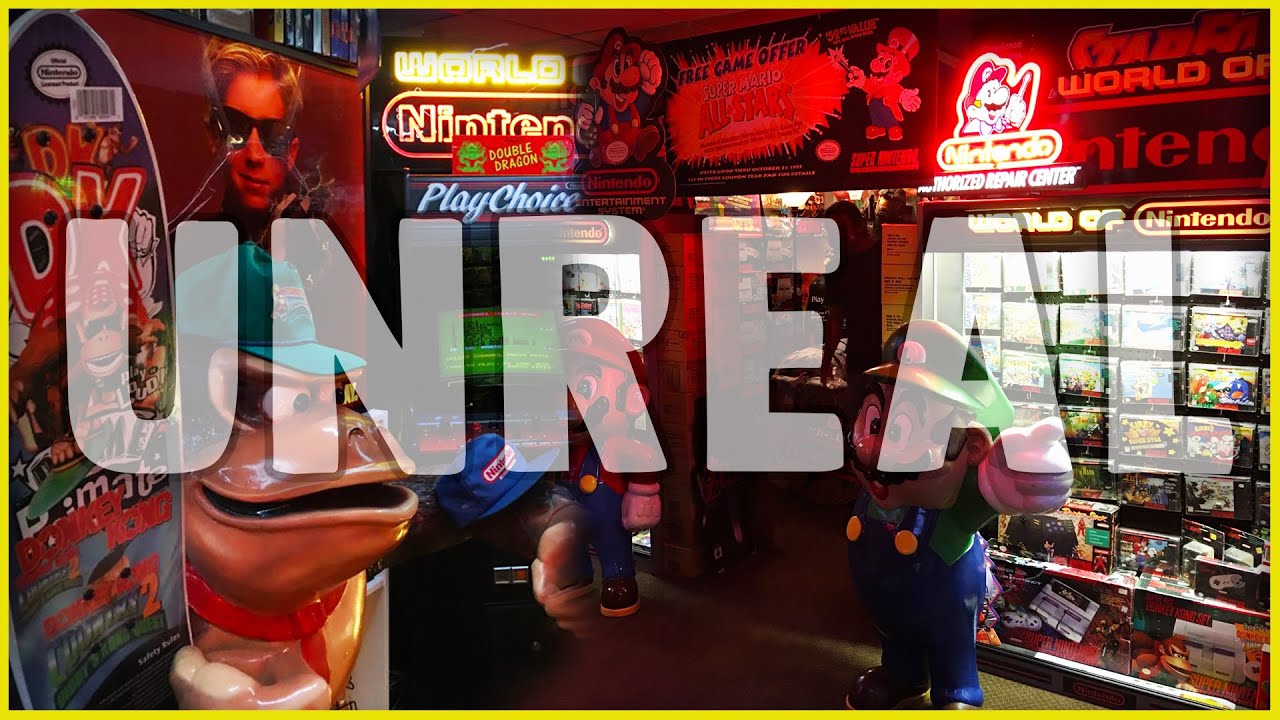 THE ABSOLUTE MOST INSANE GAME ROOM WE HAVE EVER SEEN - GAME ROOM TOUR ...