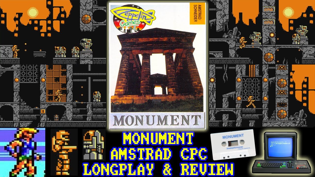 [AMSTRAD CPC] Monument - Longplay & Review | Retrounlim