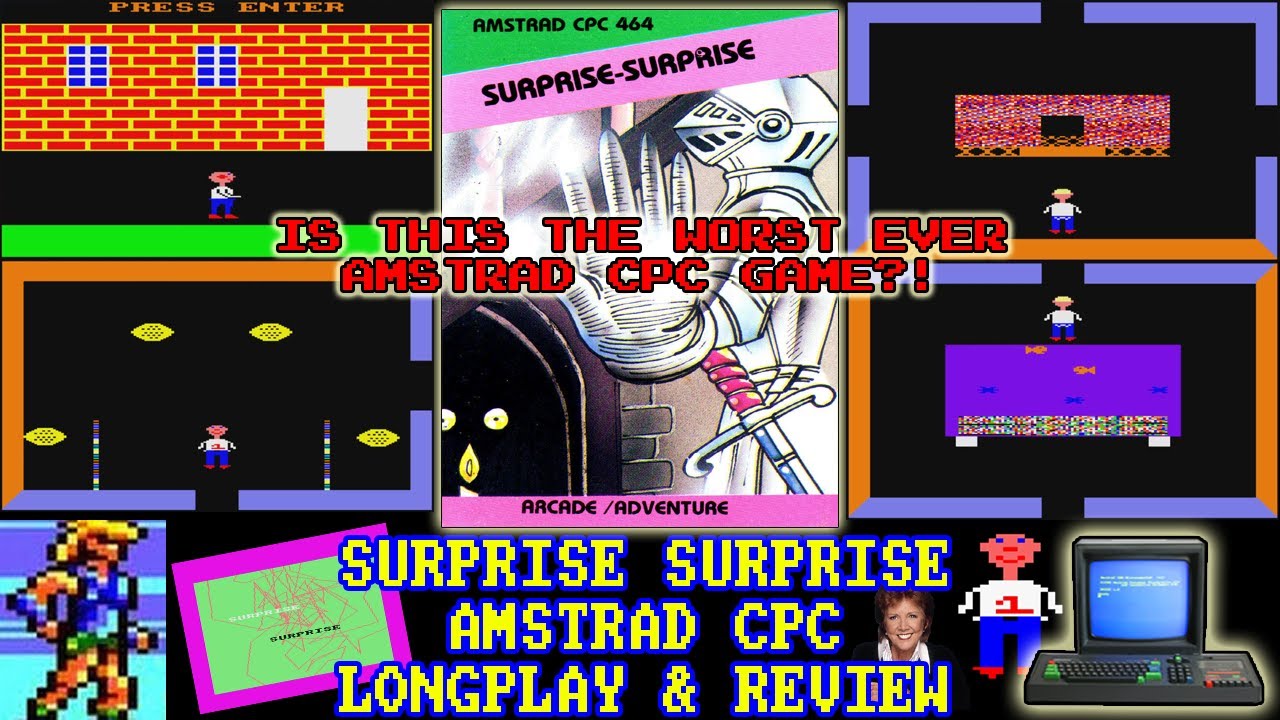 [AMSTRAD CPC] Surprise Surprise - Longplay & Review (The Worst Amstrad ...