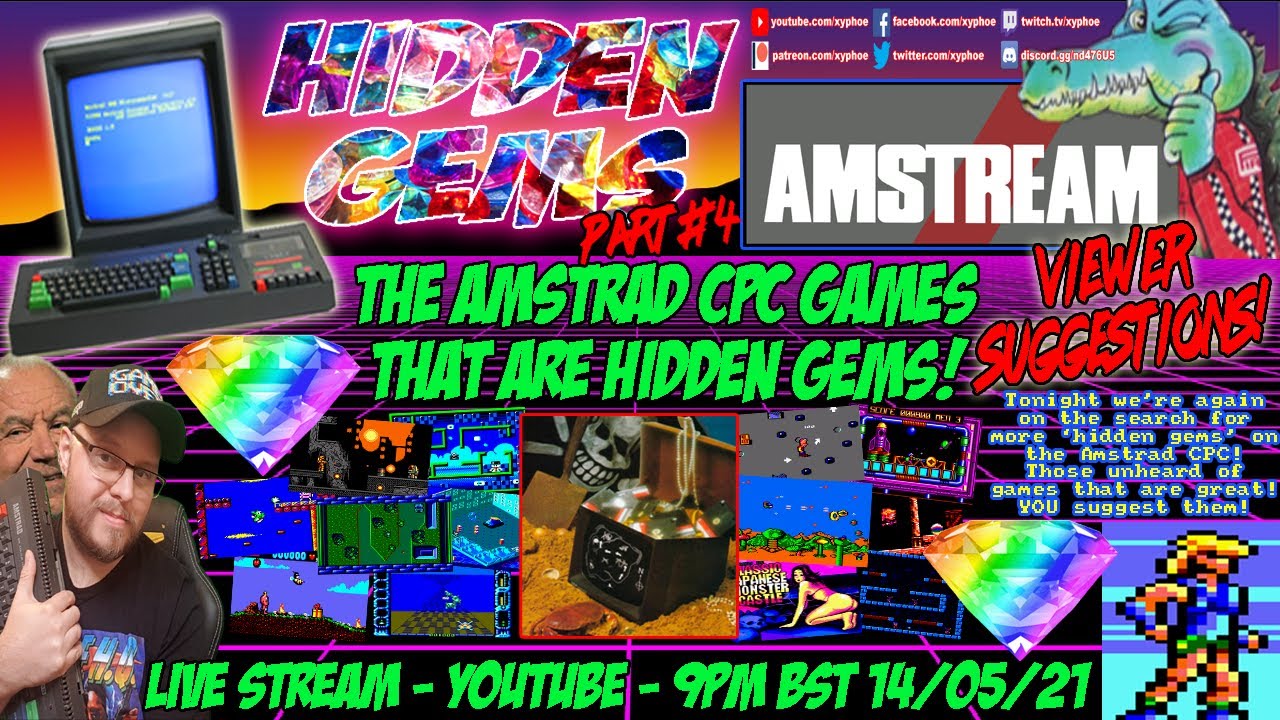 [AMSTRAD CPC] 🕹 AMSTREAM - 💎 Hidden Gems 💎 (Games) On The Amstrad CPC ...