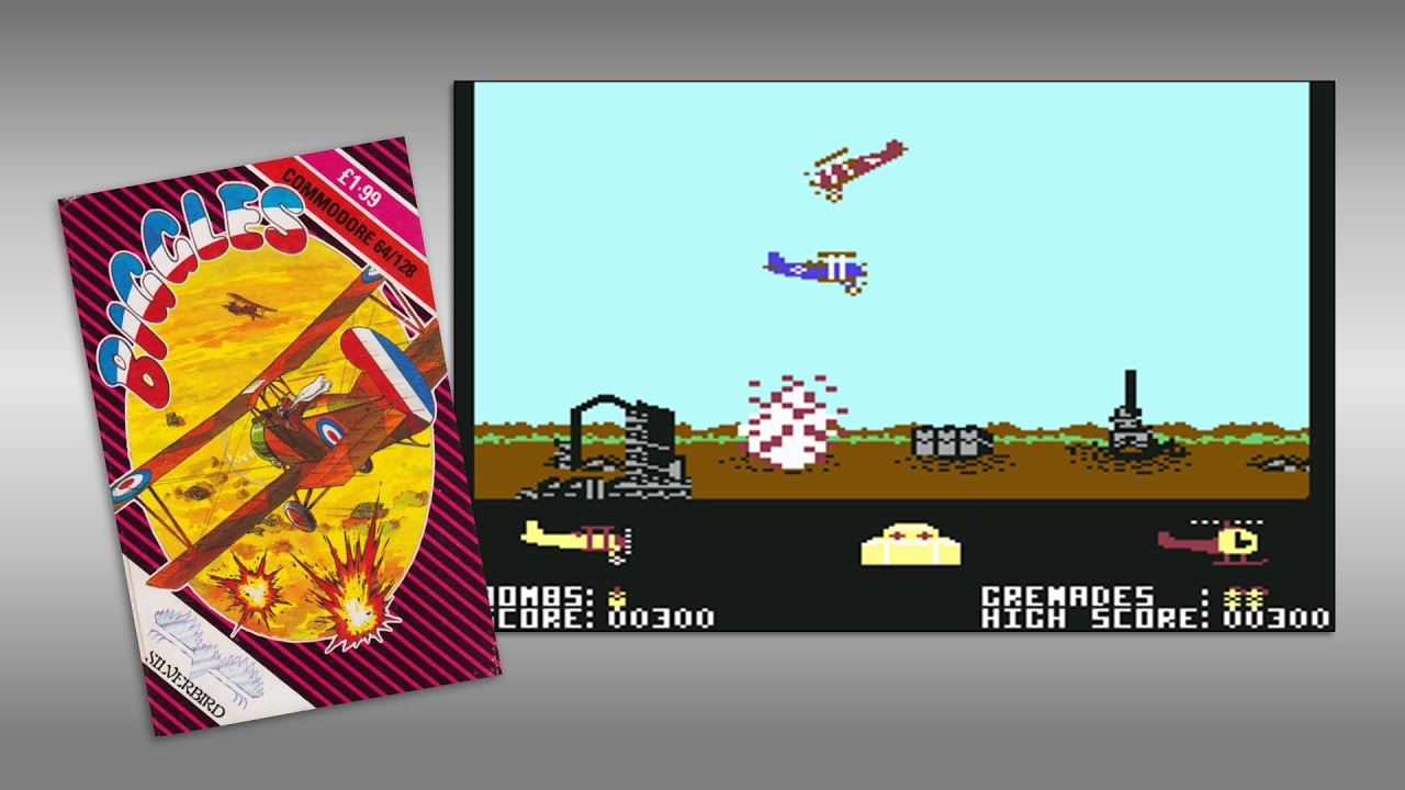 The Silverbird Selection Game Review - Biggles (Commodore 64) | Retrounlim