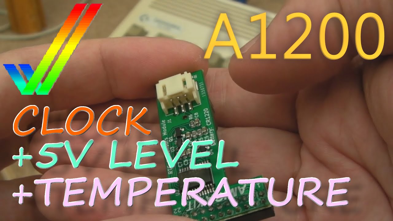 Commodore Amiga A1200 - Real Time Clock + 5v Monitor + Temperature ...