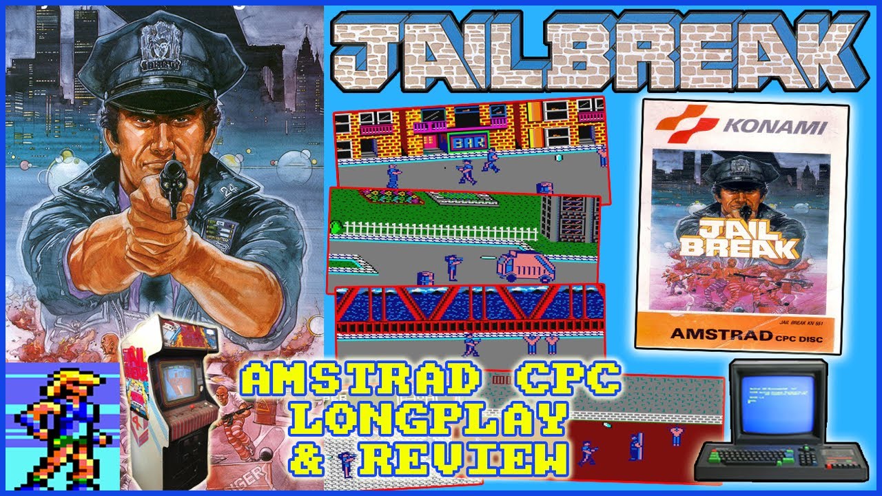 [AMSTRAD CPC] 👮 Jail Break - Longplay & Review! 🚨 | Retrounlim