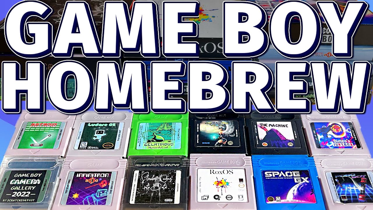 12 New Physical Game Boy Games! [GB Homebrew Compilation #9] | Retrounlim