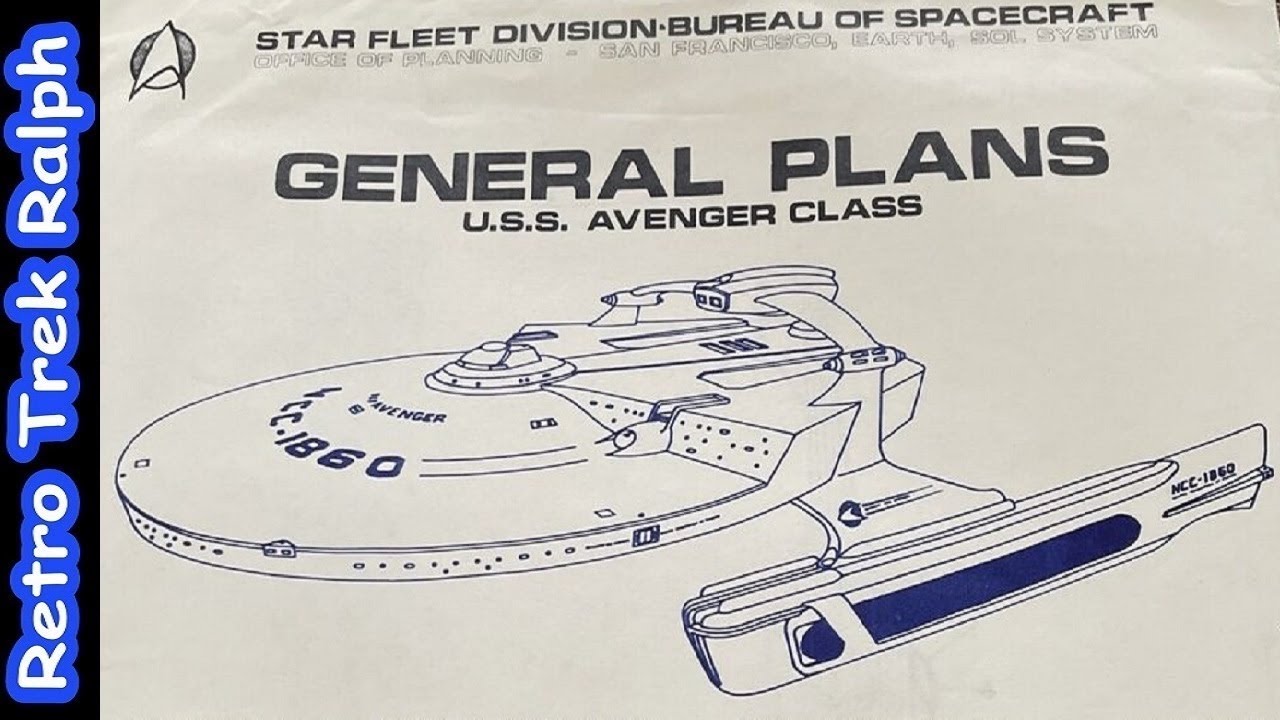 Star Trek Starship Blueprints - Avenger Class (Miranda) | Retrounlim