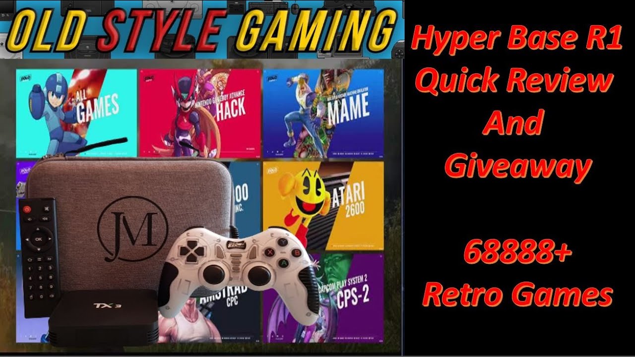 Hyper Base R1 Retro Game Box Quick Review and Giveaway | Retrounlim