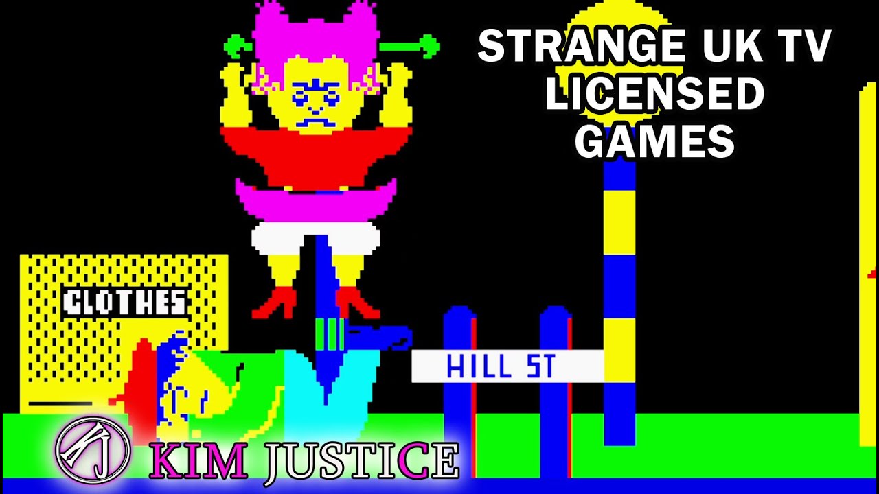 A Selection of Strange British TV Licensed Games for the Spectrum | Kim ...