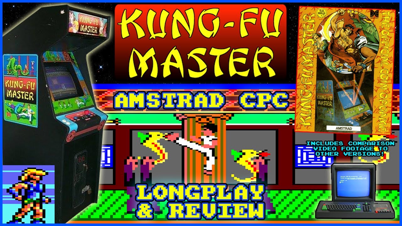 [AMSTRAD CPC] 🥋 Kung-Fu Master - Longplay & Review (+ Other Versions Comparison!) | Retrounlim