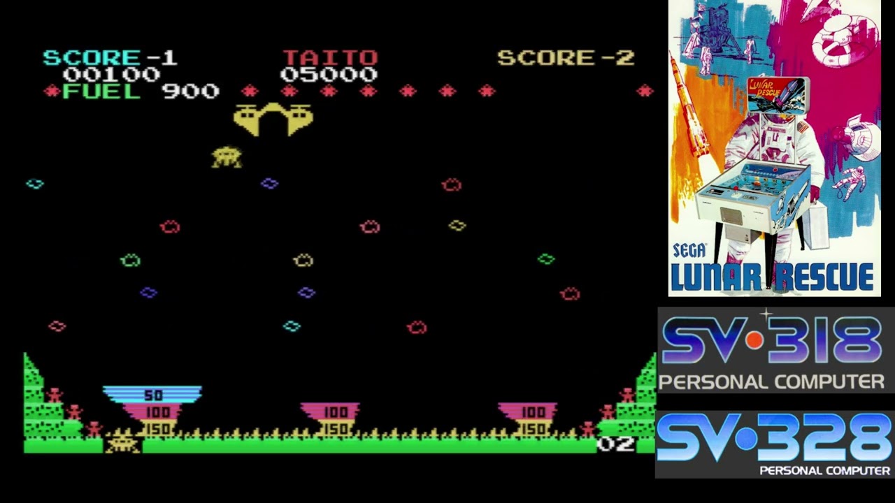 Lunar Rescue - Spectravideo SV-318/328 - A Game By Electric Adventures | Retrounlim
