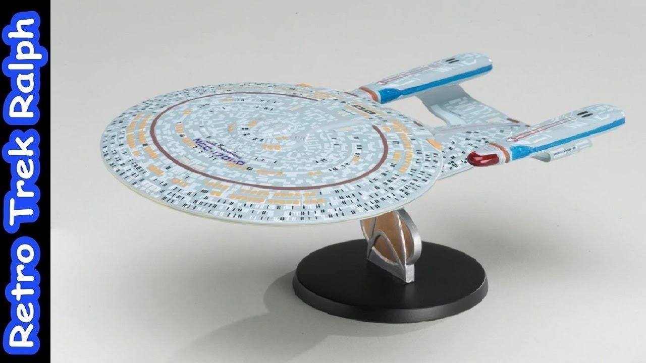 Corgi Star Trek 40th Anniversary Starship Enterprise D Model Unboxing ...