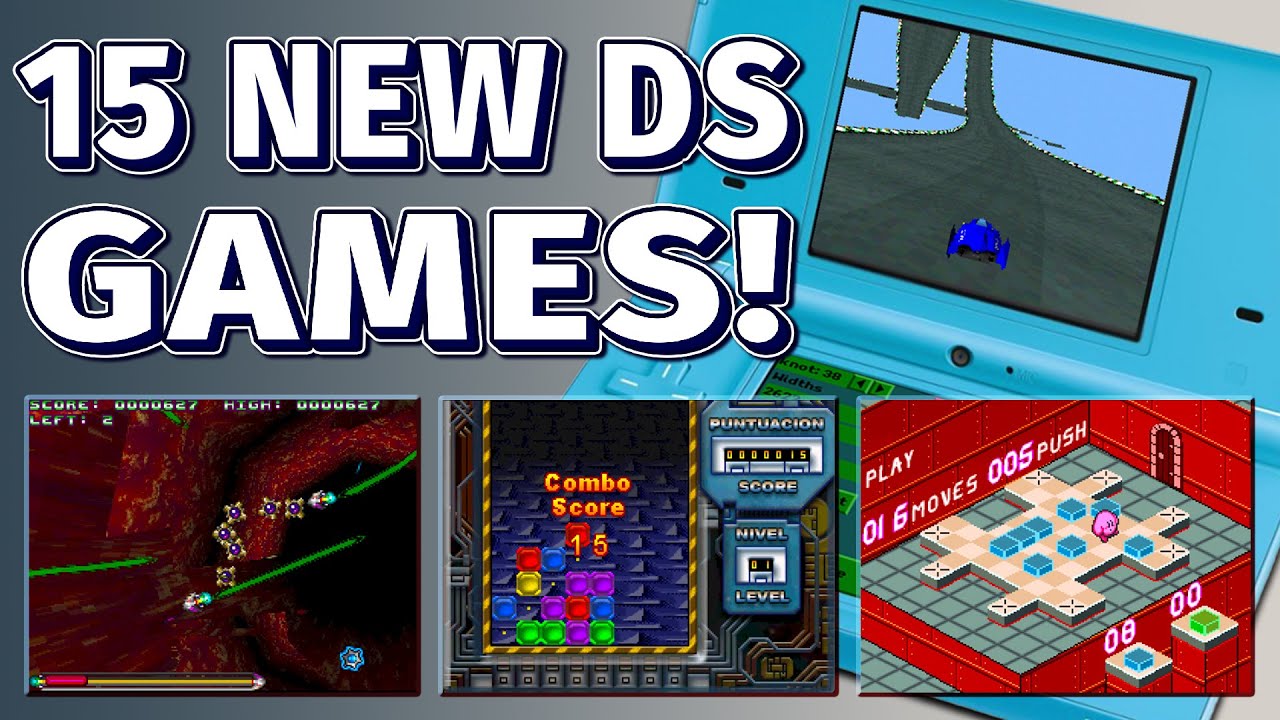 The Wild World of DS Homebrew! - 15 Games! | Retrounlim